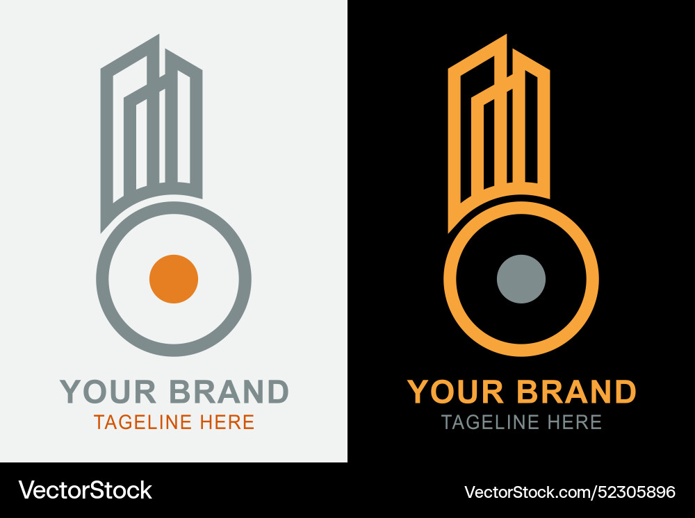 Construction logo Royalty Free Vector Image - VectorStock