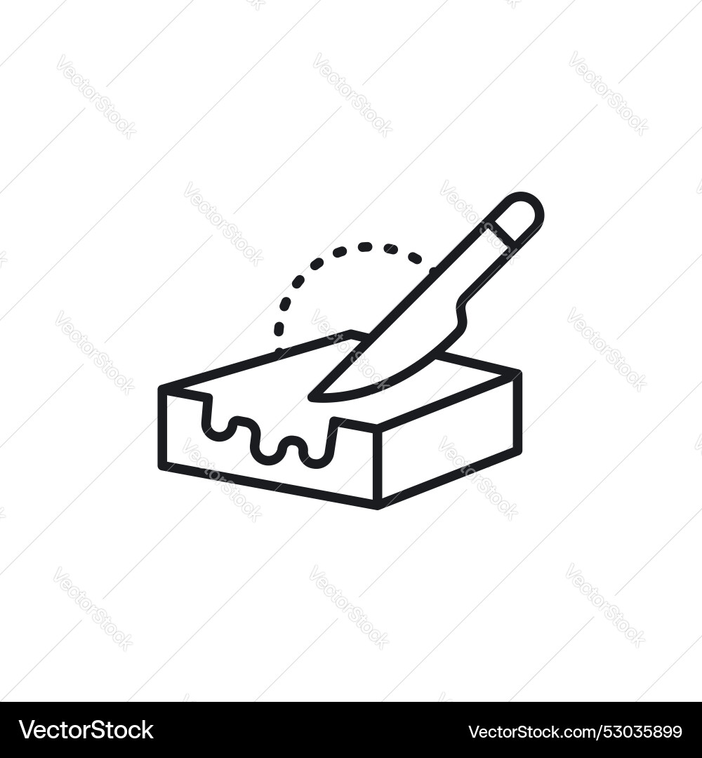 Butter icon isolated Royalty Free Vector Image