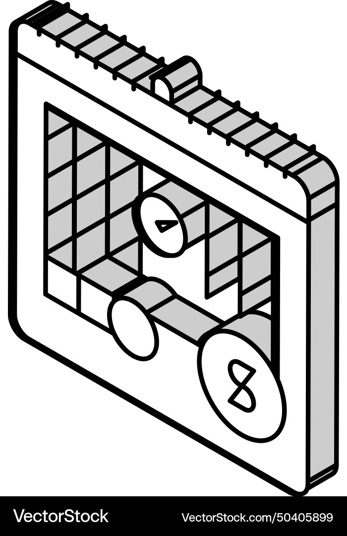 Early repayment isometric icon Royalty Free Vector Image