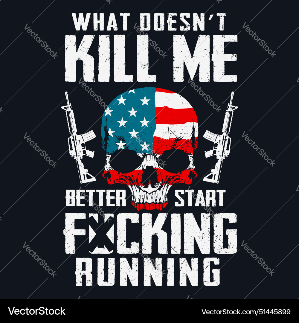 Grunt style start running mens t-shirt Royalty Free Vector Grunt style start running mens t-shirt Royalty Free Vector