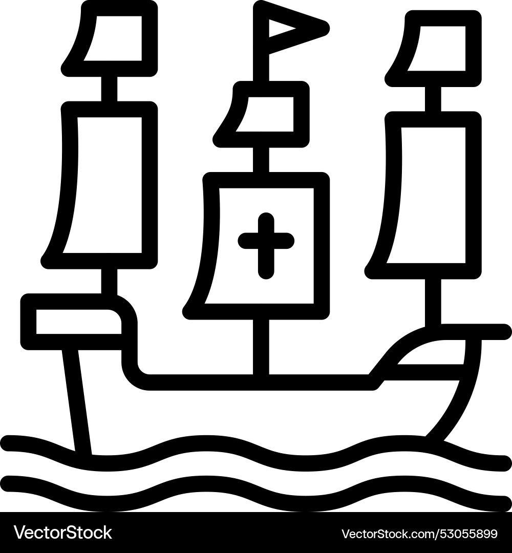 Ship icon design Royalty Free Vector Image - VectorStock
