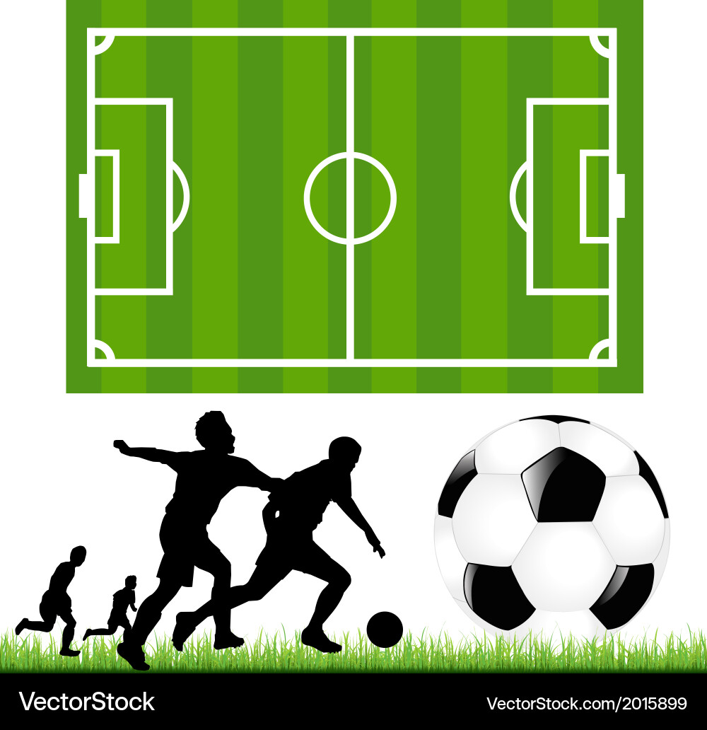 Soccer set Royalty Free Vector Image - VectorStock