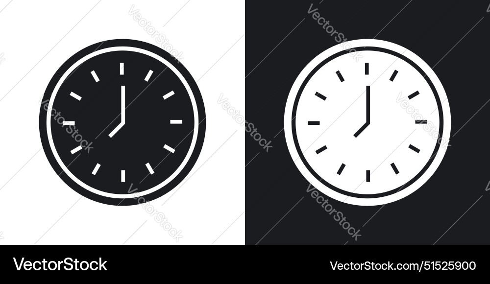 Time clock icon Royalty Free Vector Image - VectorStock