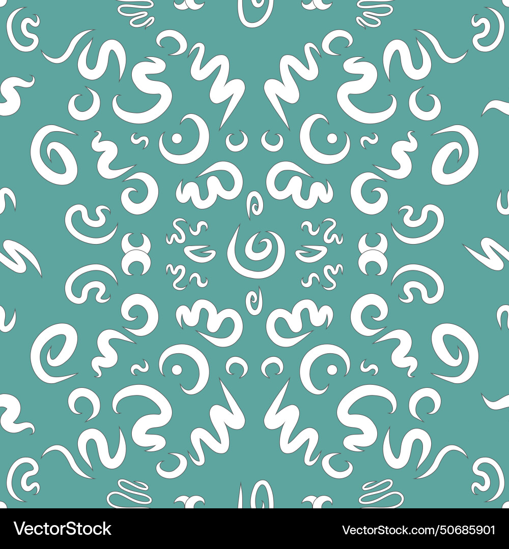 Carpet like ornamentation seamless pattern Vector Image