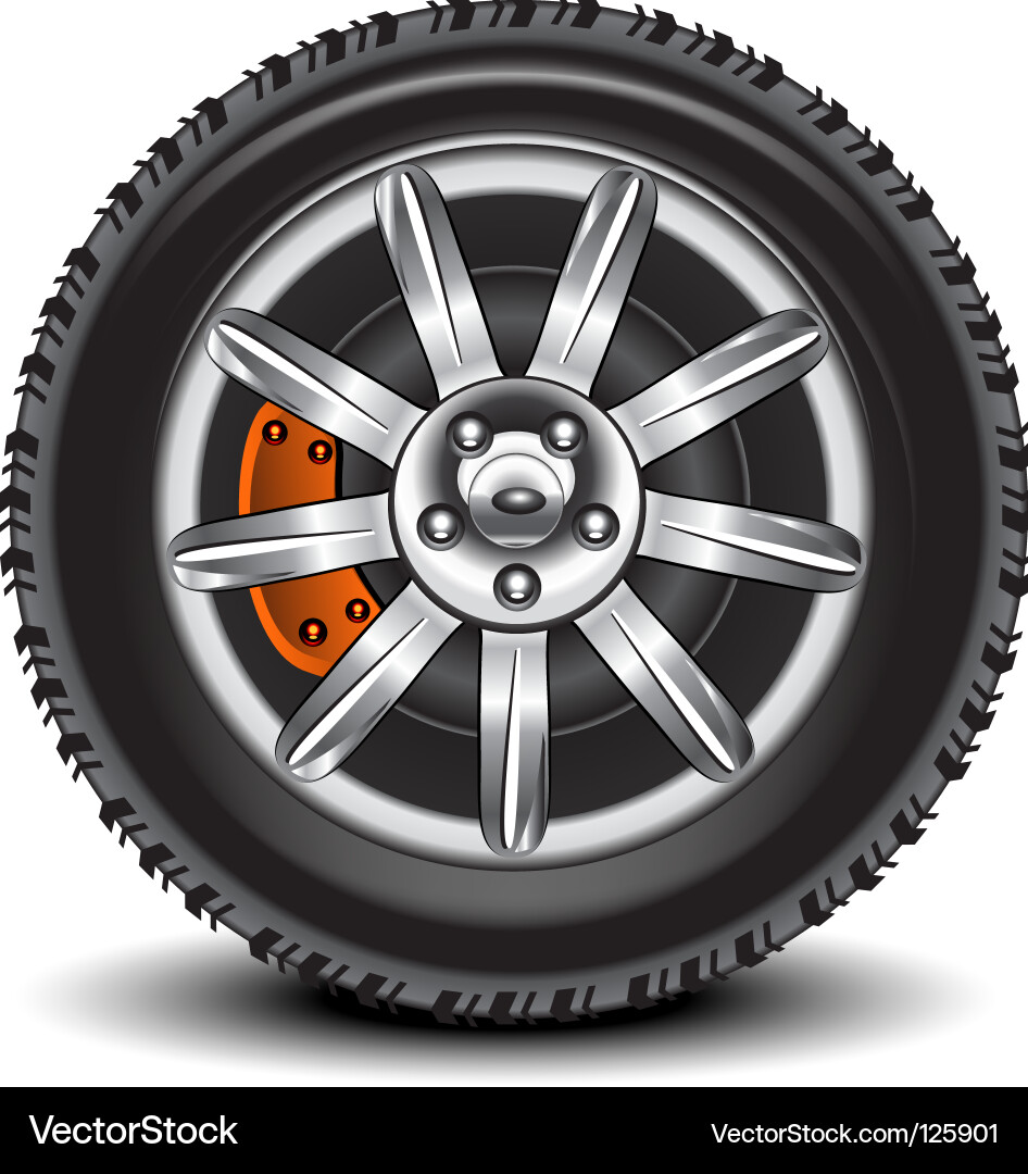 Wheel Royalty Free Vector Image - VectorStock