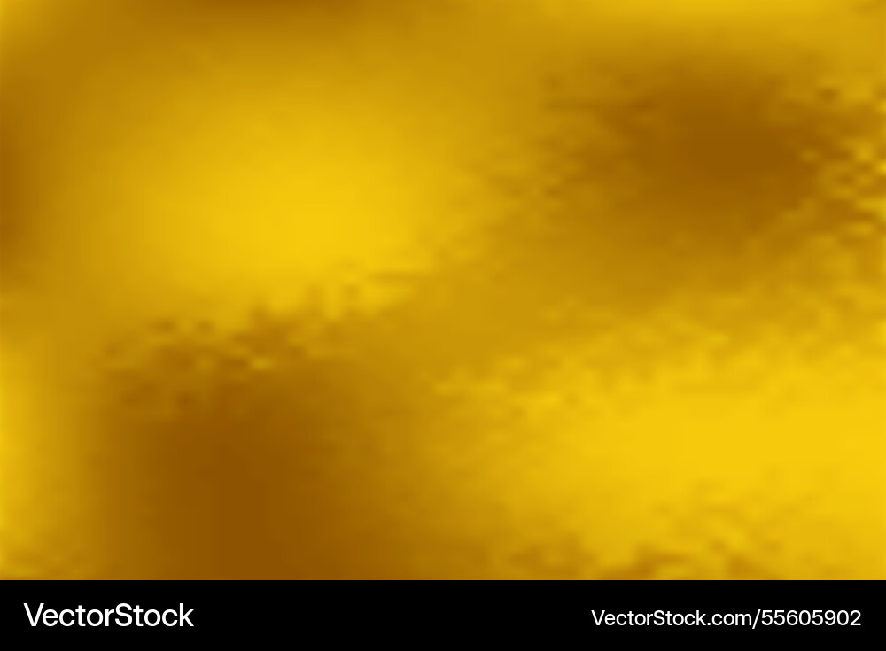 Gradient solid gold background shiny foil Vector Image