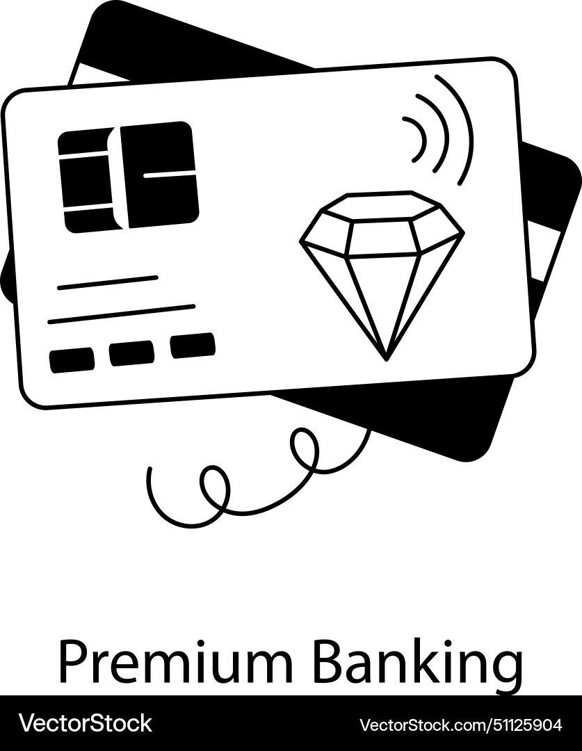 Premium banking Royalty Free Vector Image - VectorStock