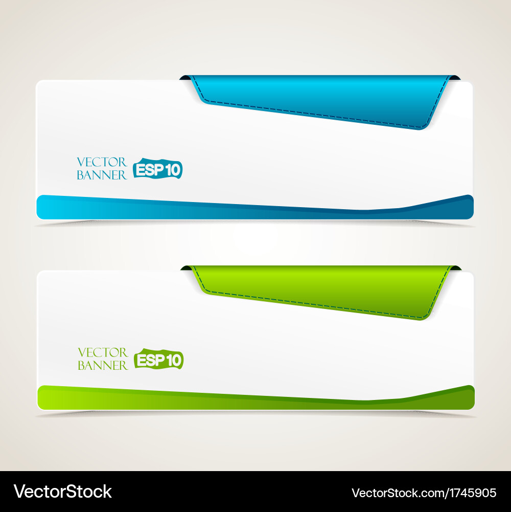 Banner design Royalty Free Vector Image - VectorStock