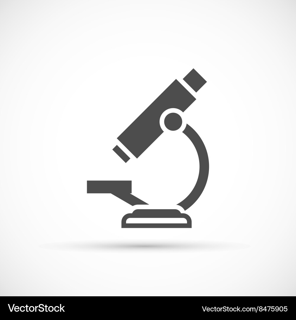 Microscope icon Royalty Free Vector Image - VectorStock