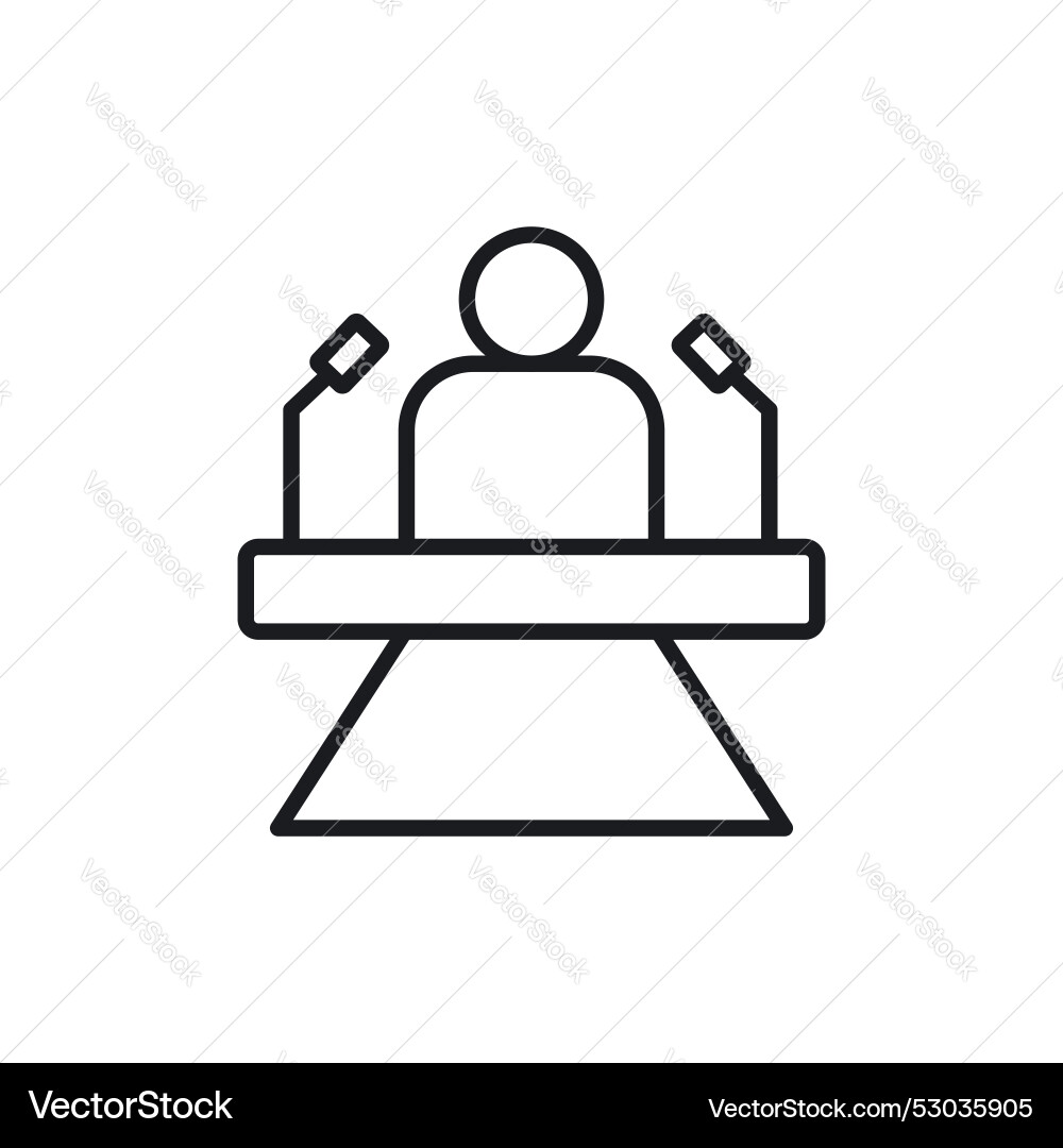 Speaker icon isolated Royalty Free Vector Image