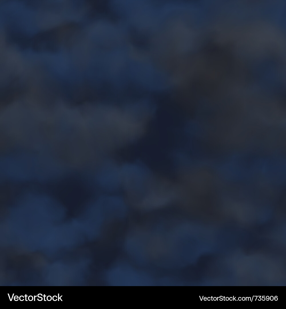 Cloudy night Royalty Free Vector Image - VectorStock