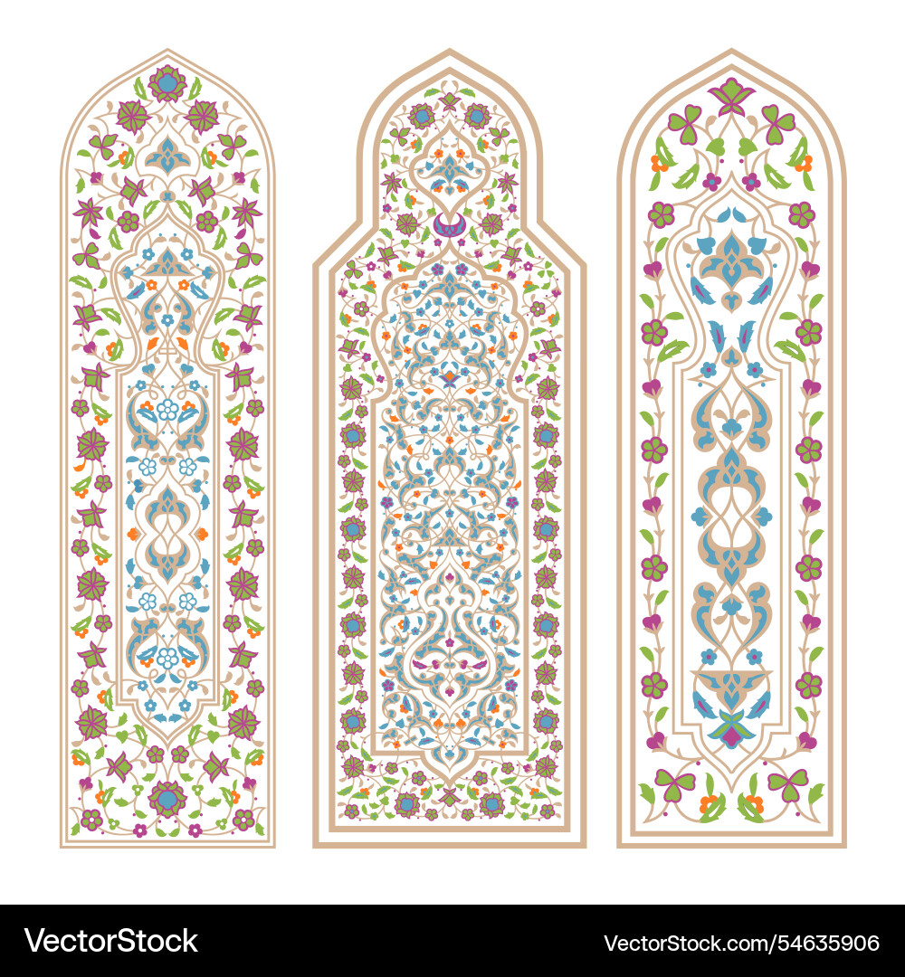 Pattern Moroccan Stained Glass Vector Images (over 190)