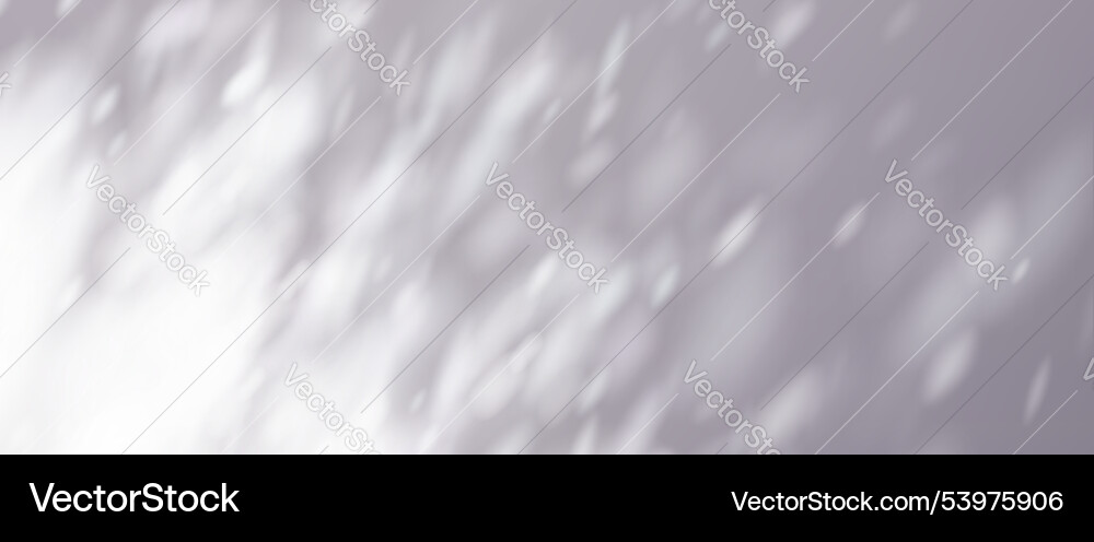 Sun light and shadow on wall overlay background Vector Image