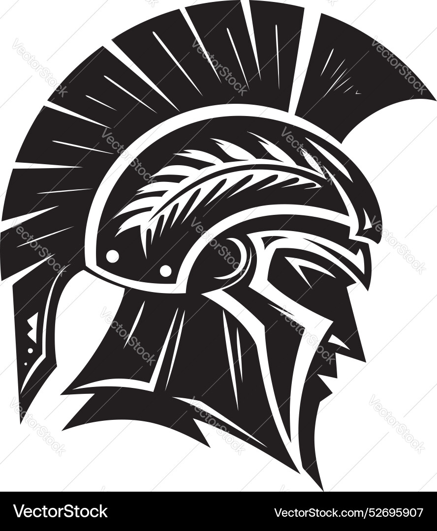 Courageous guardian warrior iconic symbol eternal Vector Image
