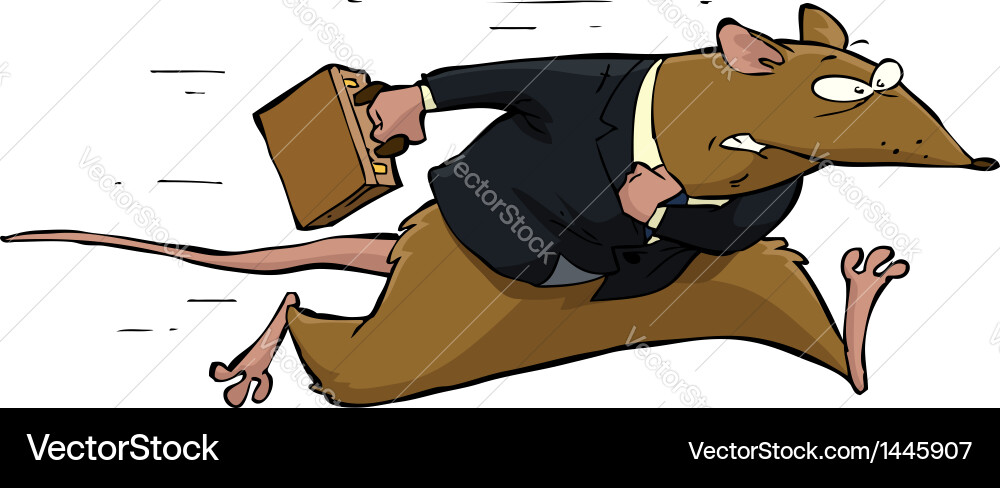 Rat race Royalty Free Vector Image - VectorStock