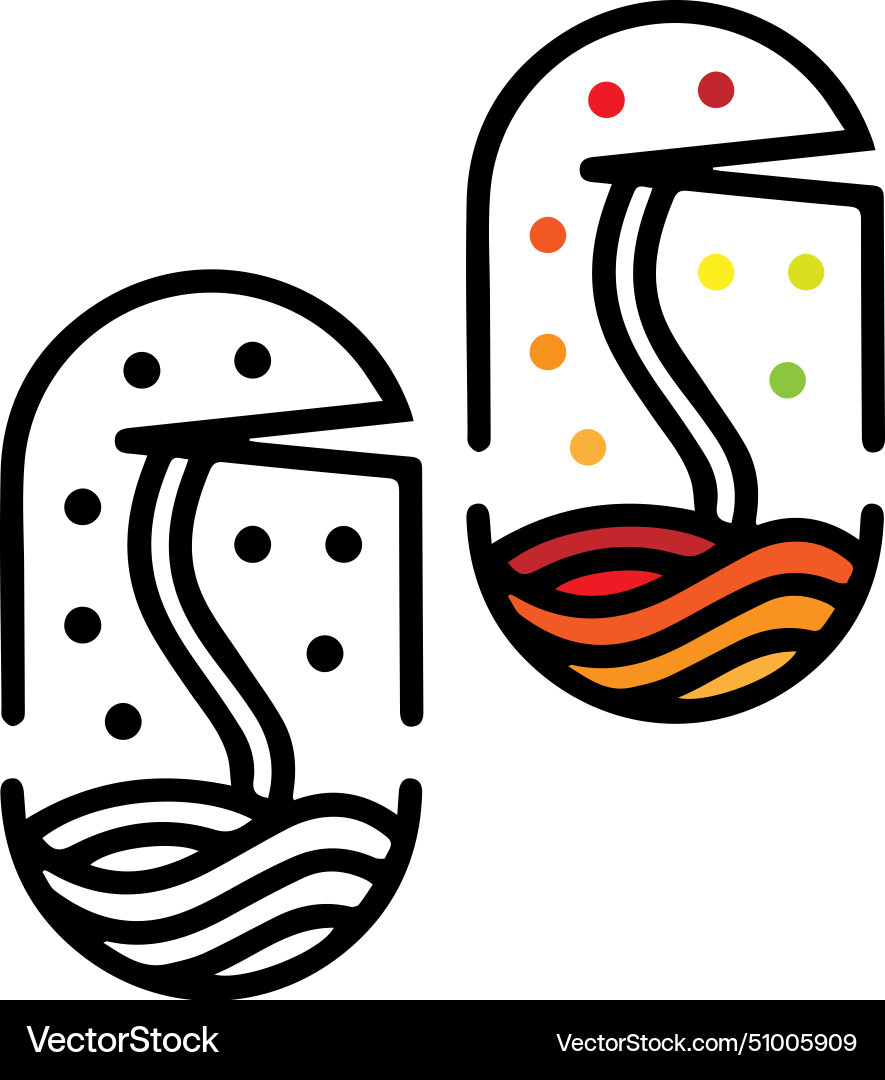 Evolution of fast food past to present Royalty Free Vector