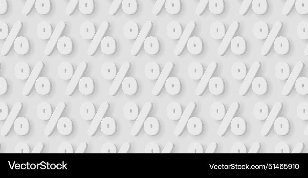 Business background with rounded percent symbols Vector Image