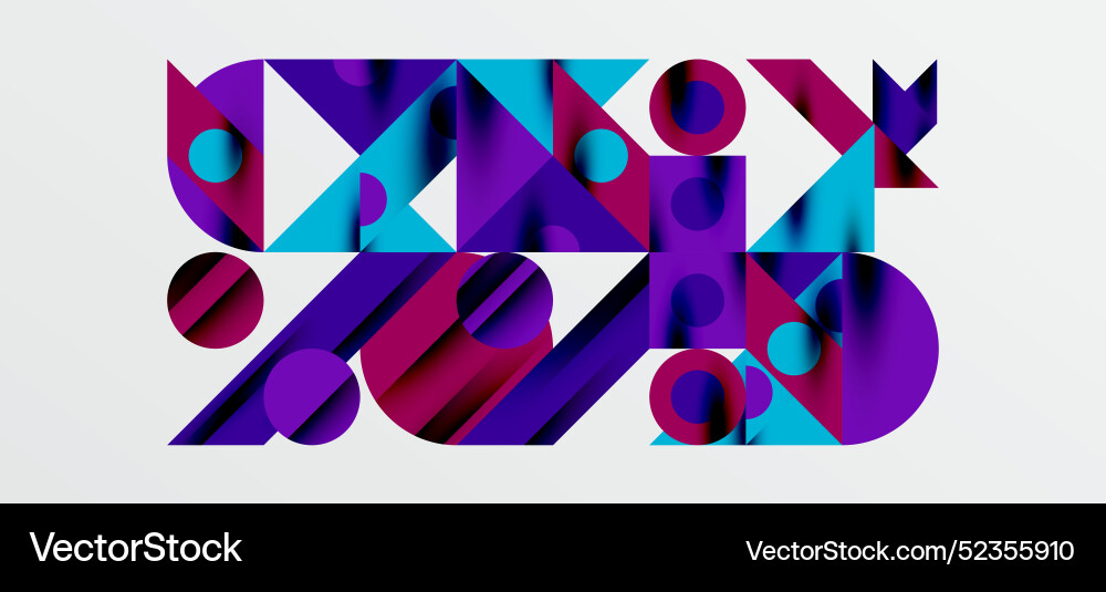Geometric neo patterns abstract background for Vector Image