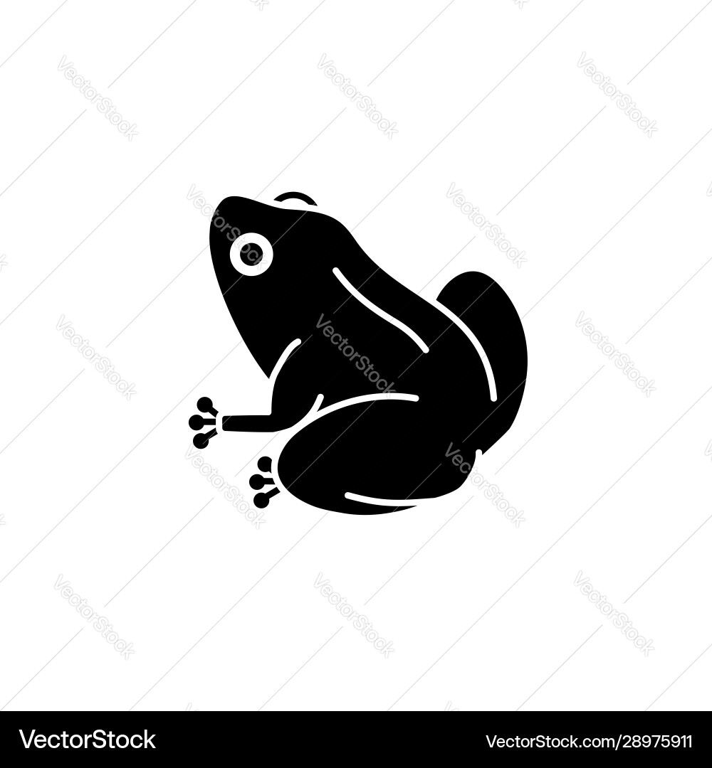 Frog icon animal symbol Royalty Free Vector Image