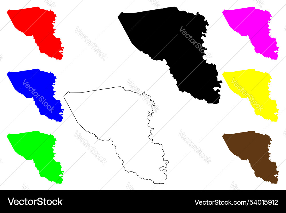 Austin county texas counties in united Royalty Free Vector