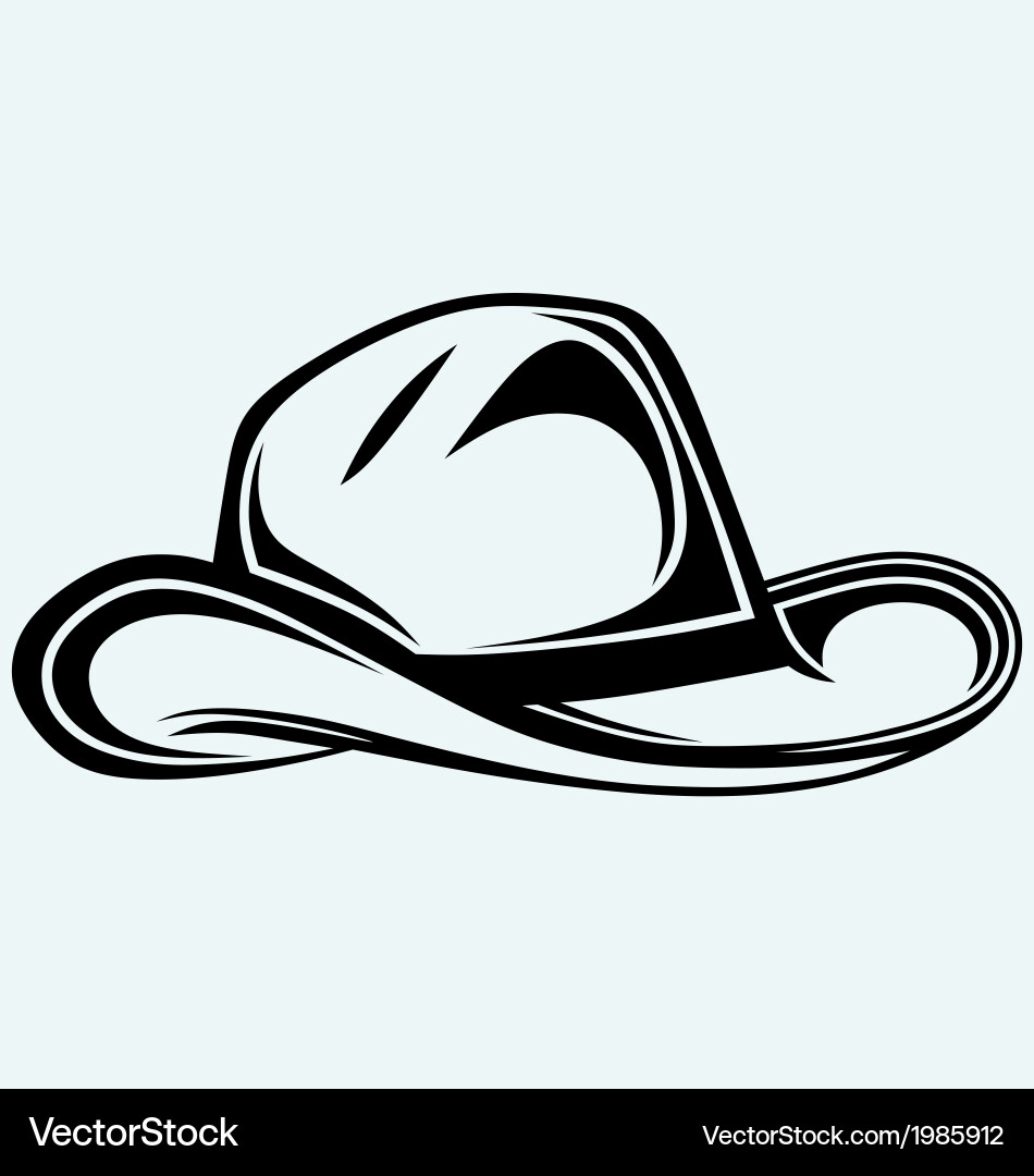 Cowboy hat Royalty Free Vector Image - VectorStock