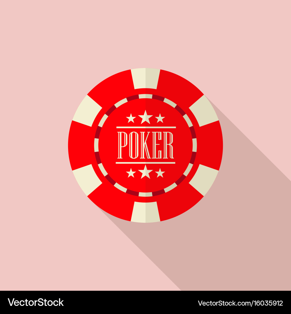 Poker chip Royalty Free Vector Image - VectorStock