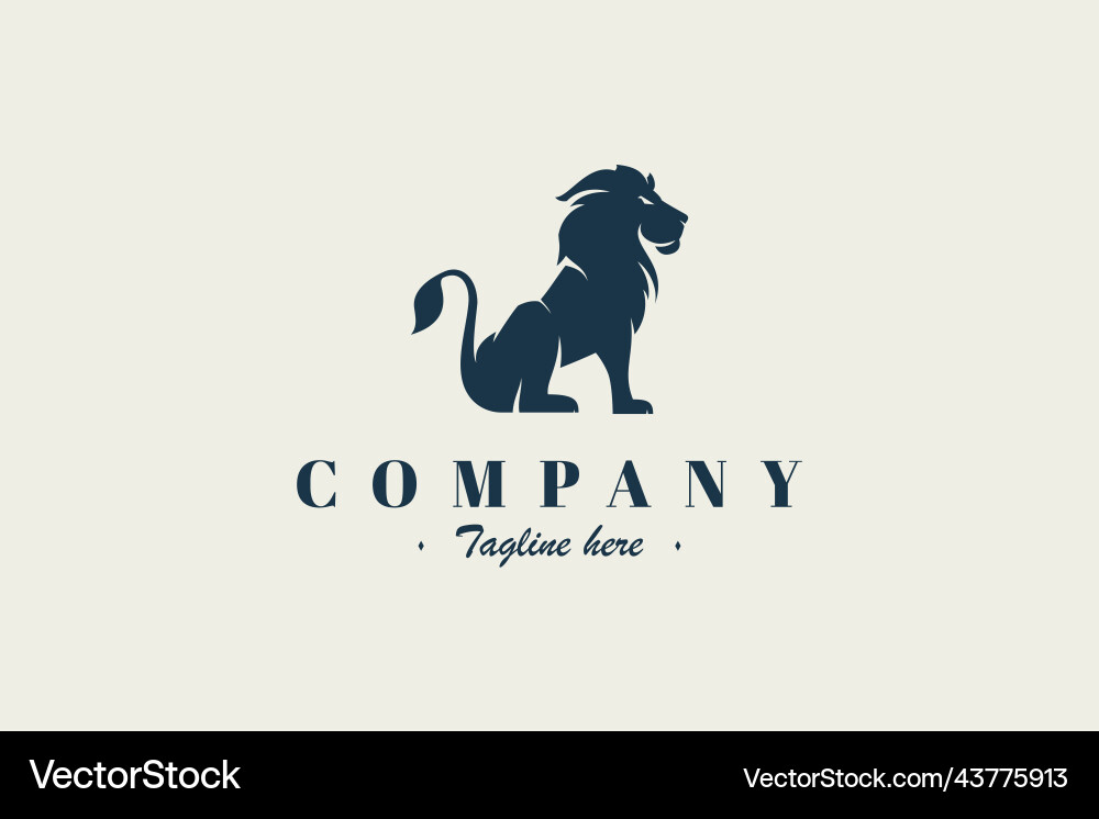 Seated Lion Logo Sitting Lion Cliparts, Stock Vector And Royalty Free