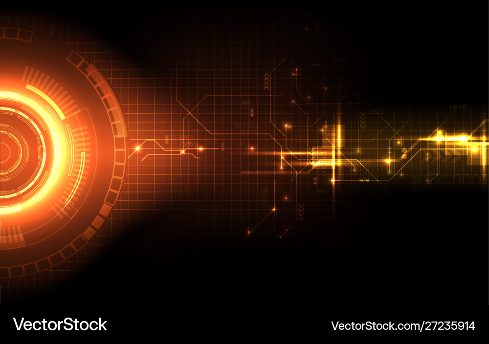 Abstract Technology Network Royalty Free Vector Image