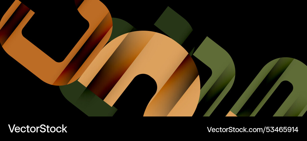 Lines abstract letter style design background Vector Image