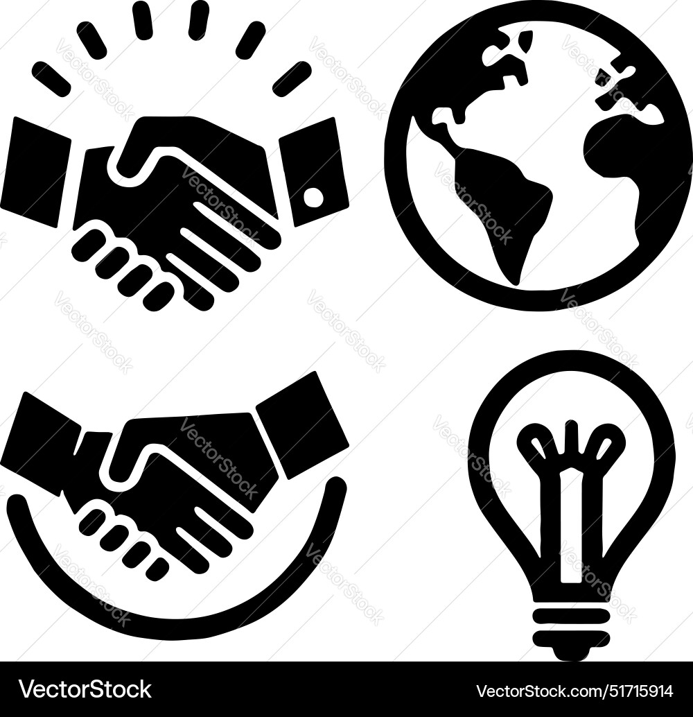 Peace logo set Royalty Free Vector Image - VectorStock