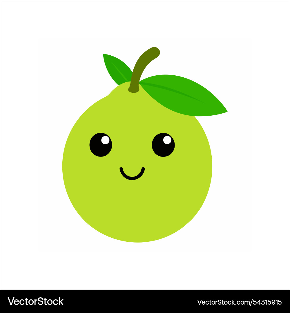 Goofy grape cartoon form on white Royalty Free Vector Image
