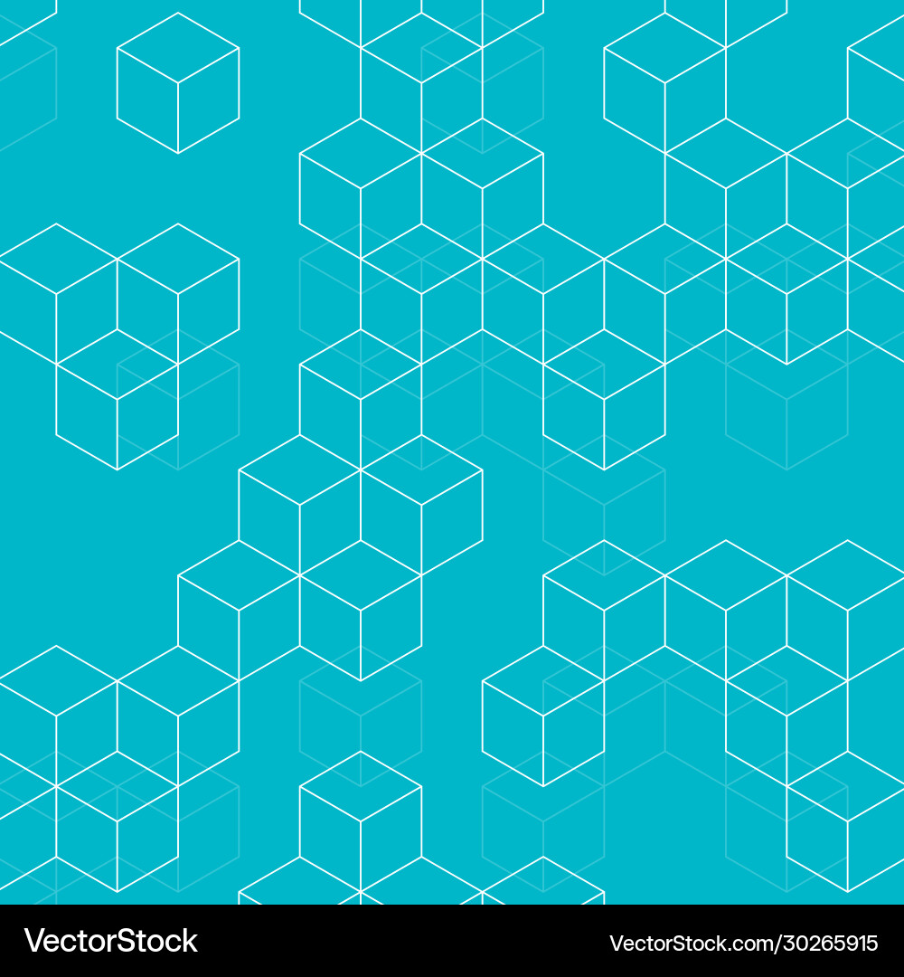 Pattern cubes Royalty Free Vector Image - VectorStock