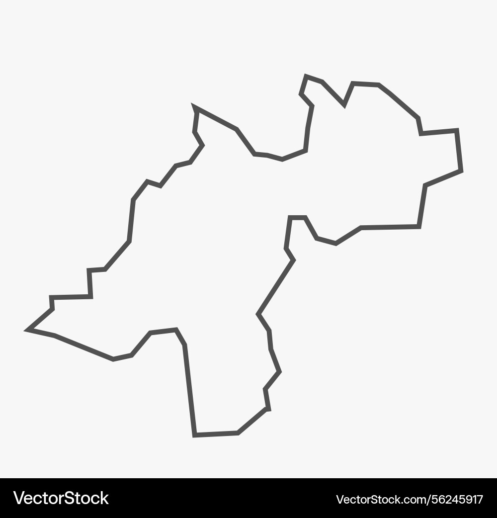 Davanagere district map karnataka state india Vector Image