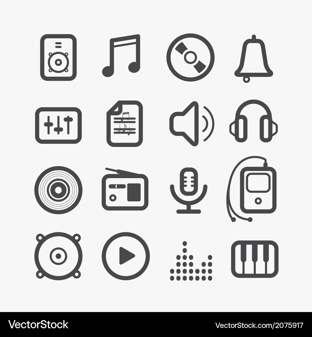 Sounds Royalty Free Vector Image - VectorStock