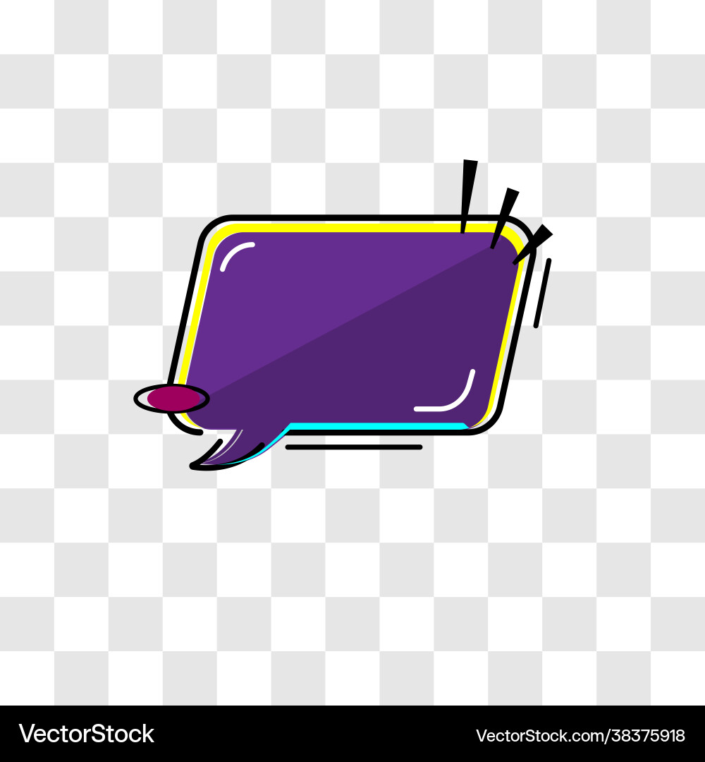 Dialog Box Cartoon Konzept popart style Lizenzfreier Vektor