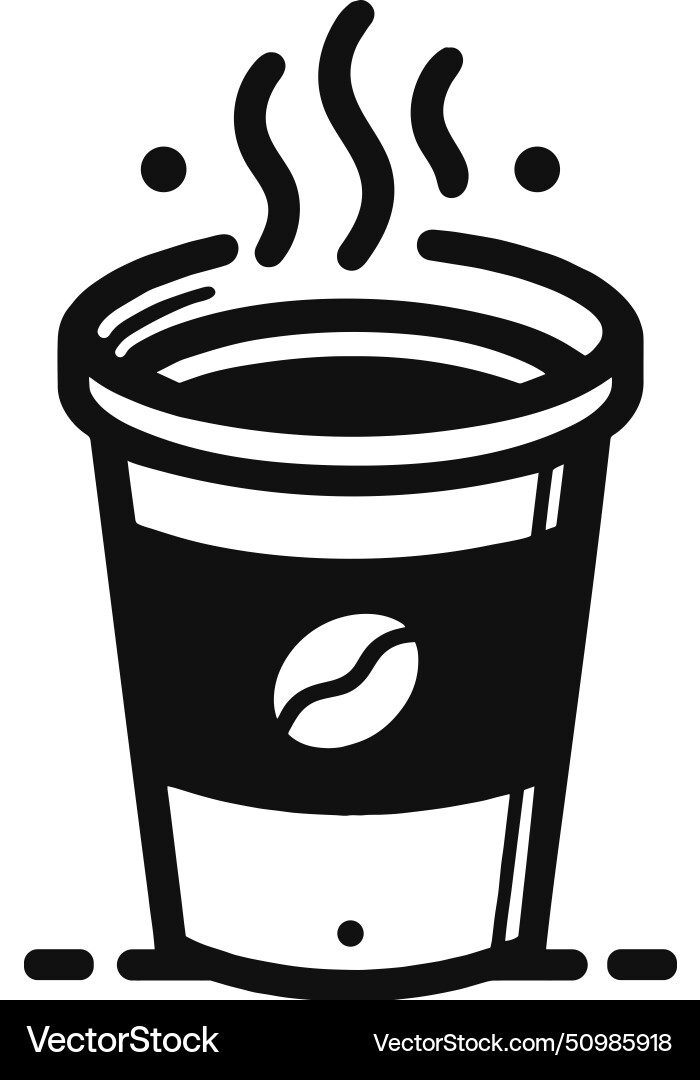 Menu fast liquid refreshment cardboard Royalty Free Vector