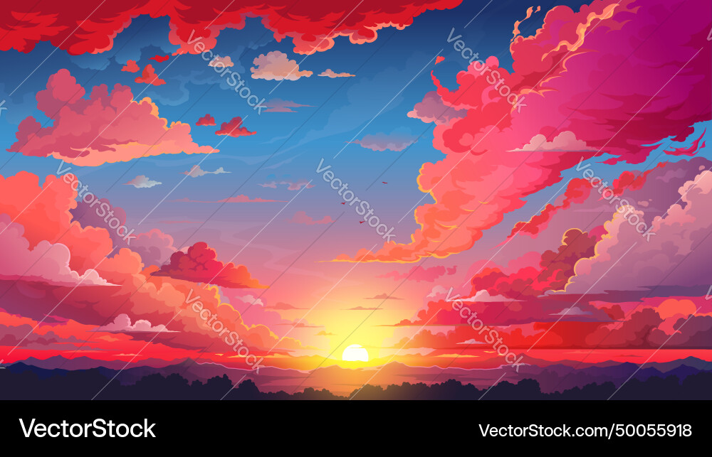 Red Sunset Background Deep Red Sunset Royalty Free Images, Stock