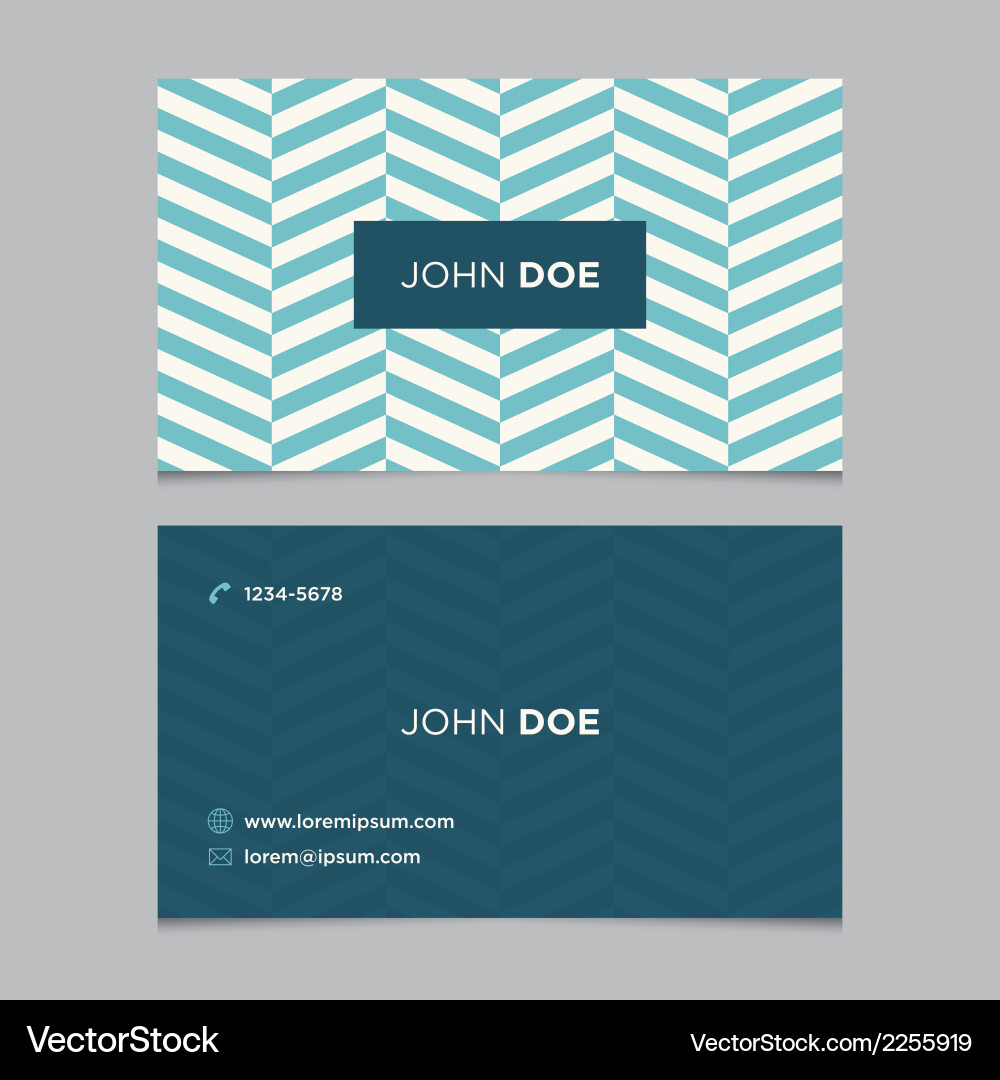 Business card pattern blue 09 Royalty Free Vector Image
