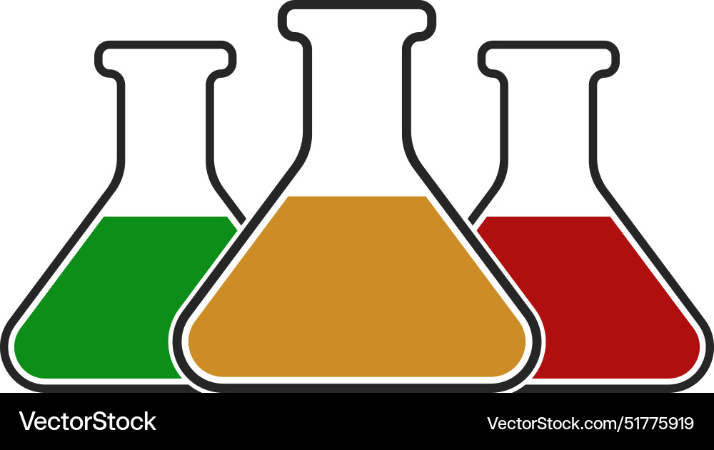 Flask icon Royalty Free Vector Image - VectorStock