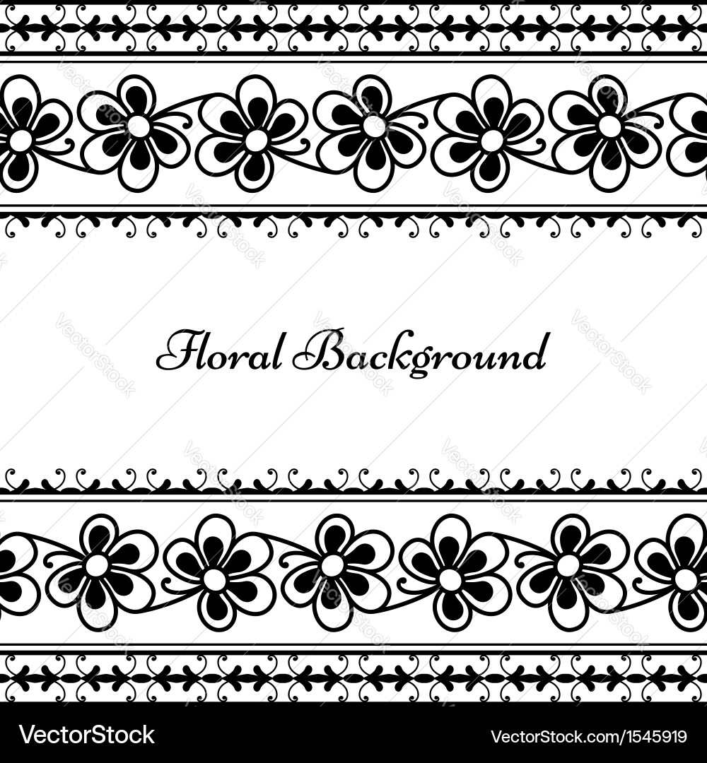 Floral background Royalty Free Vector Image - VectorStock