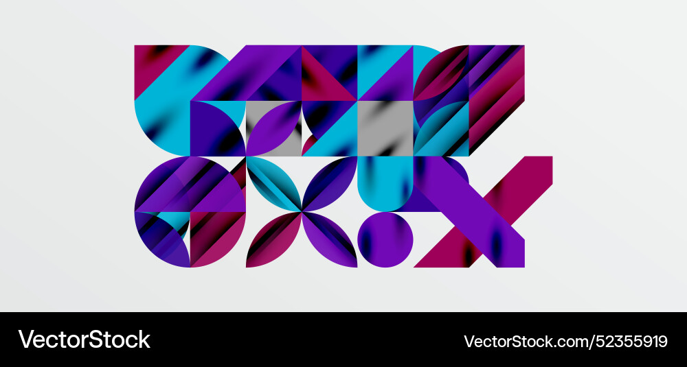Geometric neo patterns abstract background for Vector Image