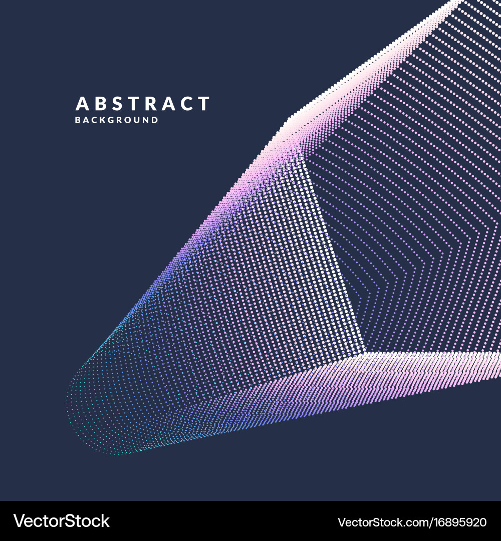 Abstract Geometric Lines Poster Royalty Free Vector Image