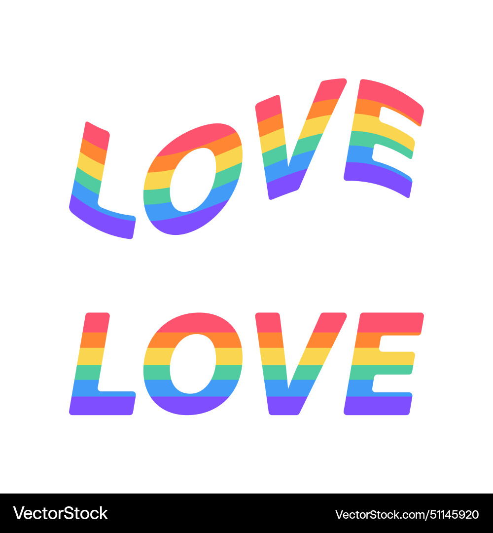 Lgbt quote love pride community icon lgbtq Vector Image