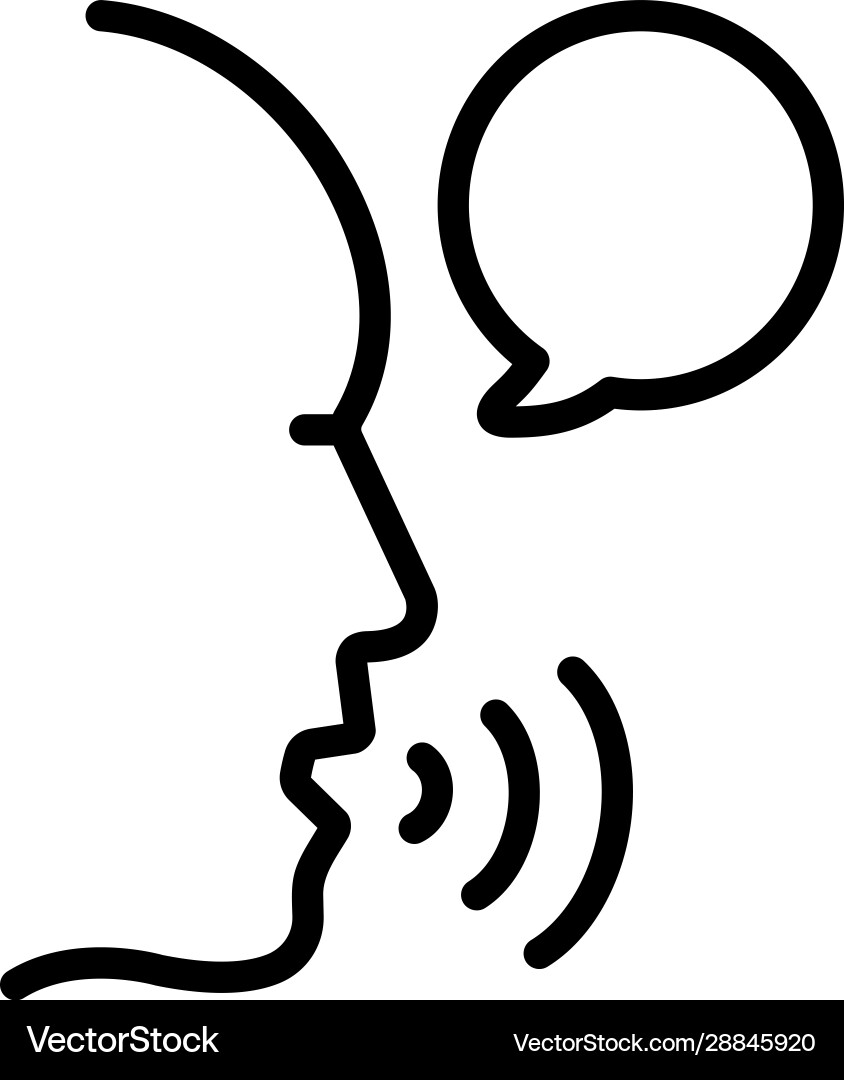 Say Royalty Free Vector Image - VectorStock