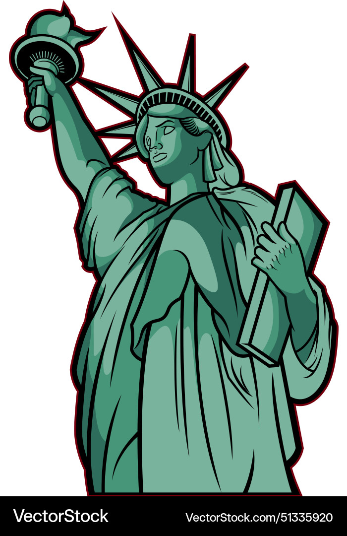 Statue of liberty Royalty Free Vector Image - VectorStock