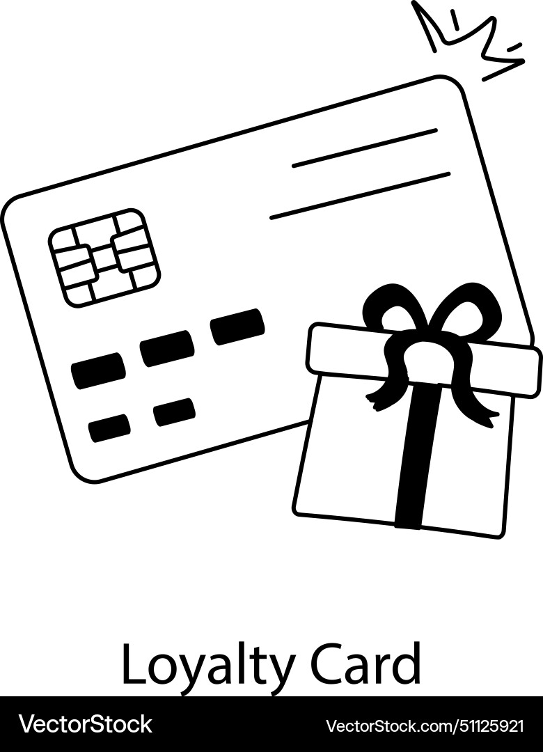 Loyalty card Royalty Free Vector Image - VectorStock