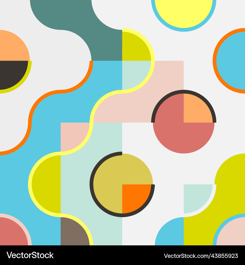 Abstract geometric art background Royalty Free Vector Image