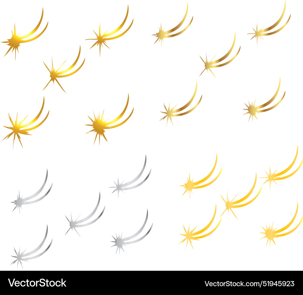 Falling star stars Royalty Free Vector Image - VectorStock