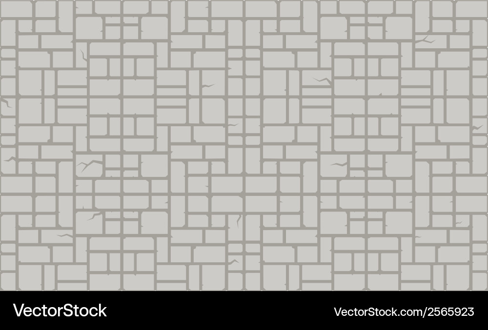 Gray Stone Block Wall Texture Royalty Free Vector Image