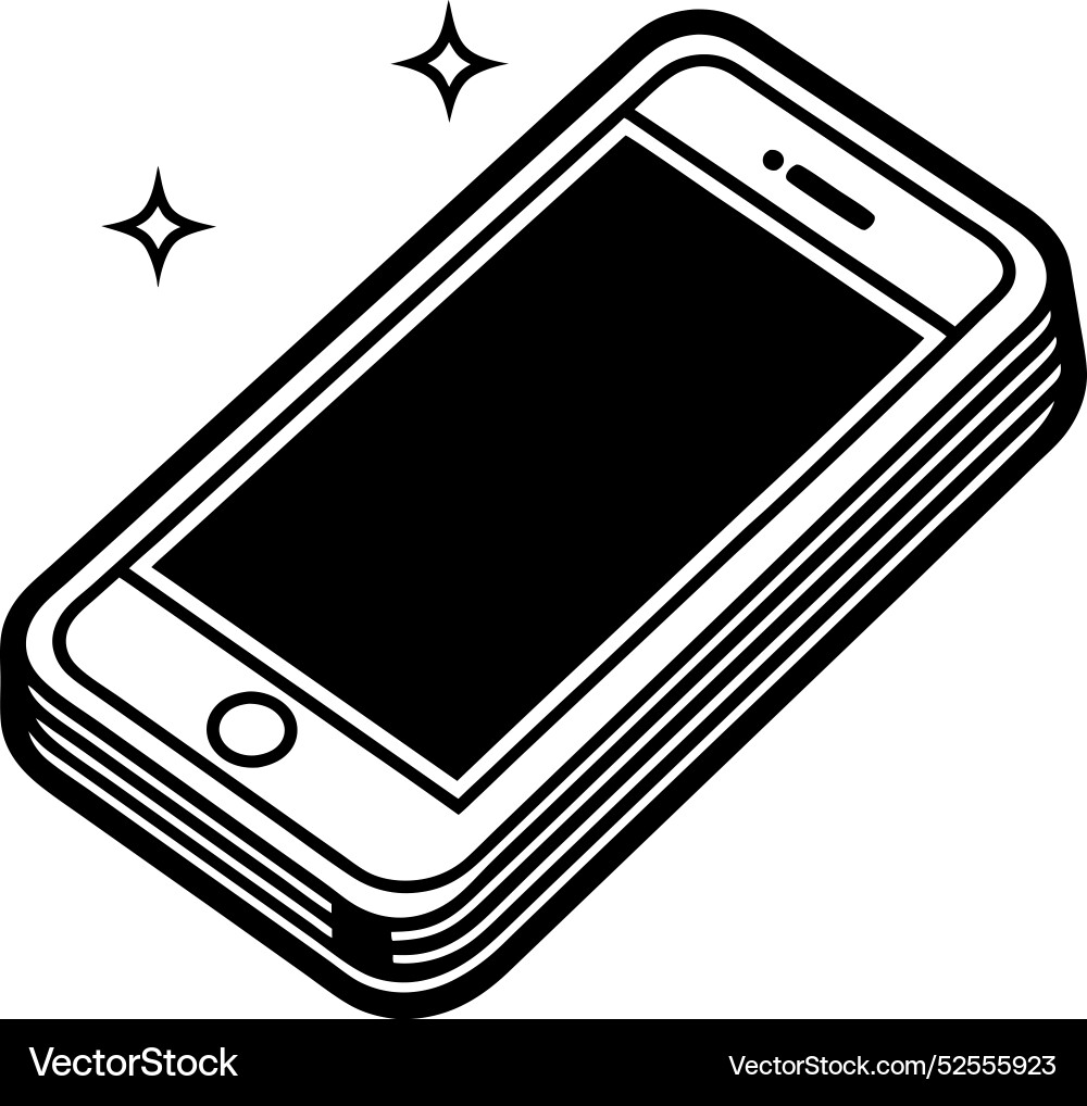 Smart mobile phone 1 Royalty Free Vector Image
